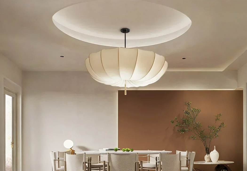 Lustre plafonnier subtil et raffiné • Plafonnier moderne